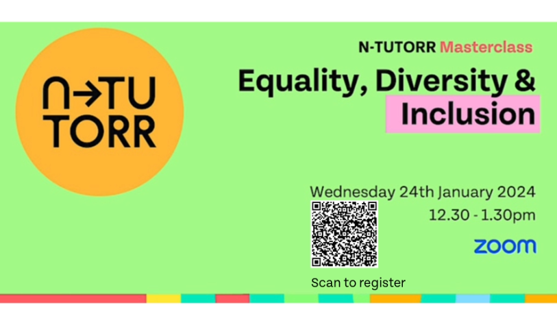 News & Events | N-TUTORR EDI Masterclass 24 January 2024 | TU Dublin